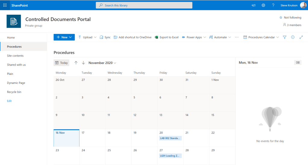 Modern SharePoint Calendar Views – SharePoint lightbulb moments