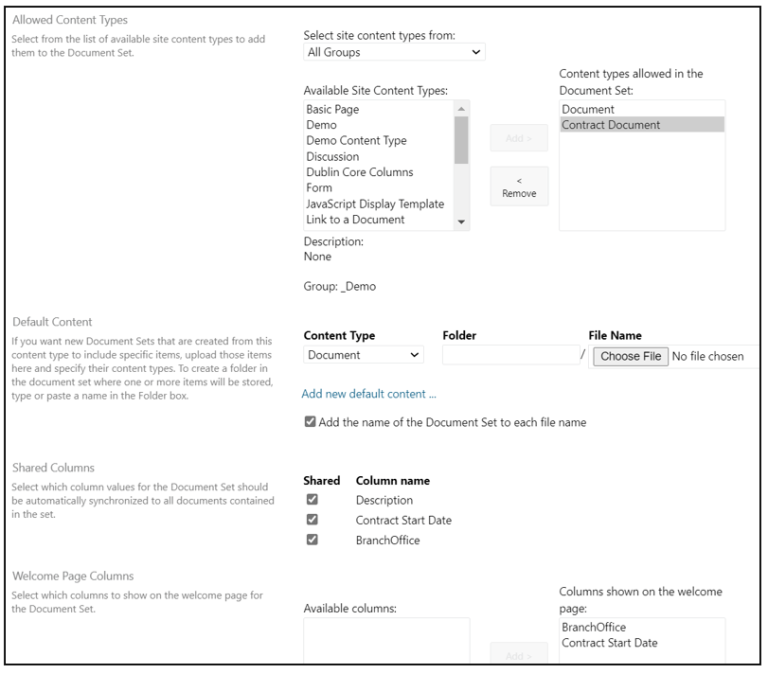 SharePoint Document Sets – SharePoint Moments