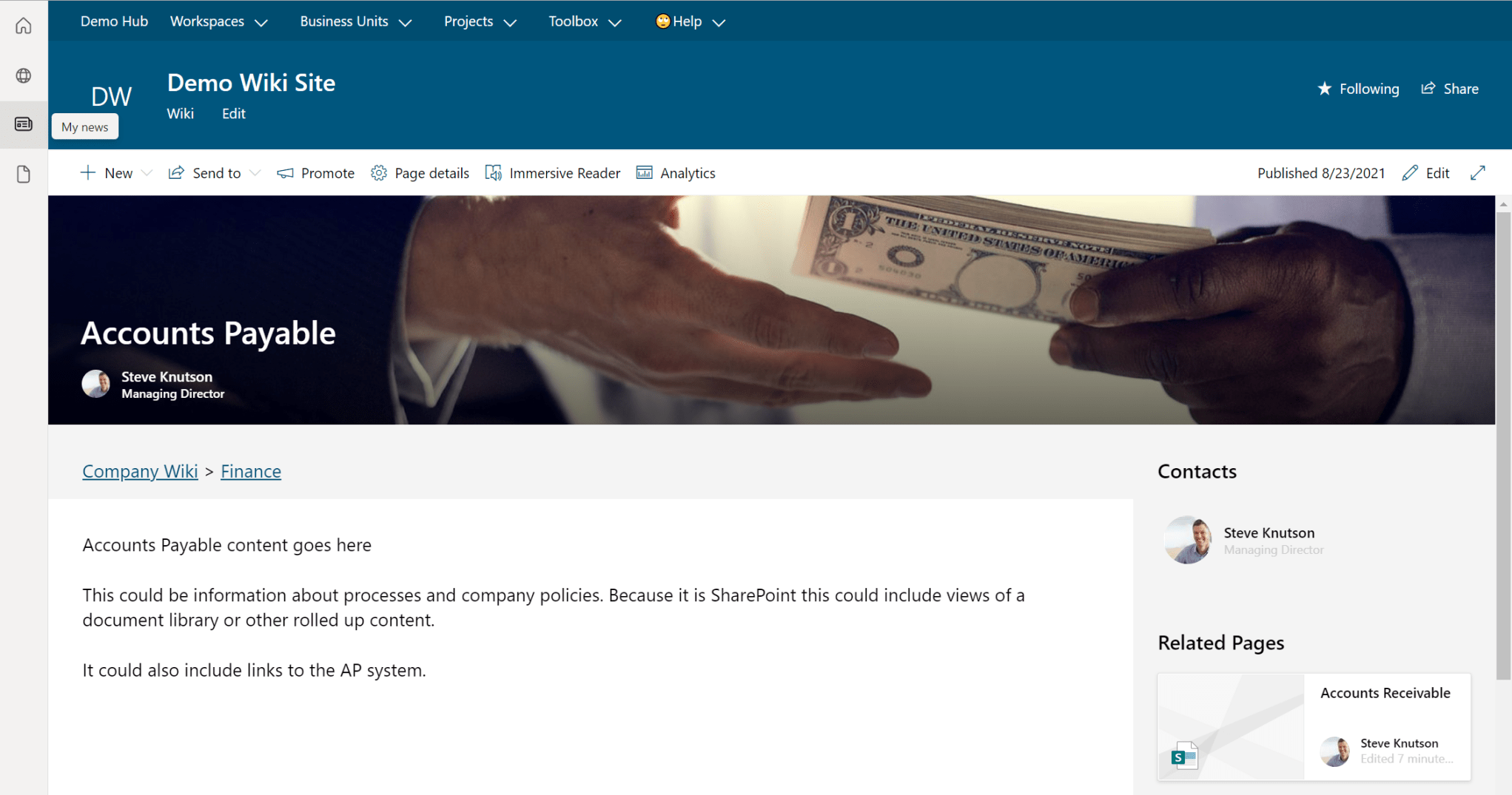 Create a Modern SharePoint Wiki – SharePoint lightbulb moments