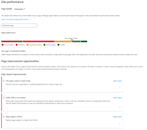 Troubleshooting SharePoint Online Performance – SharePoint Moments