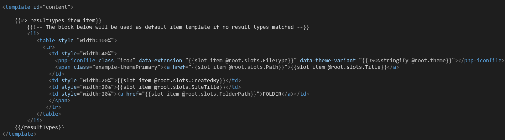 Custom Result Templates for PnP Modern Search – SharePoint lightbulb ...