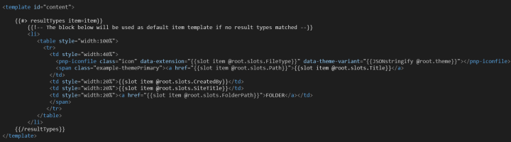 Custom Result Templates for PnP Modern Search – SharePoint Moments