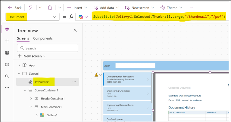How to build a PowerApp for viewing documents in SharePoint ...